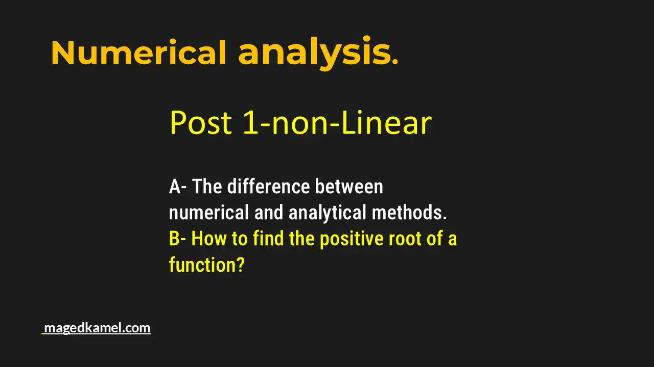 1-Introduction To Numerical Analysis-part 1